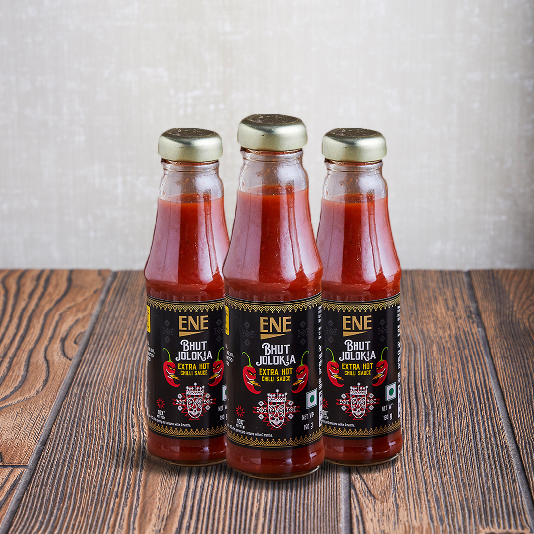 Extra Hot Chilli Sauce - Pack of 3 | EAST BY NORTHEAST